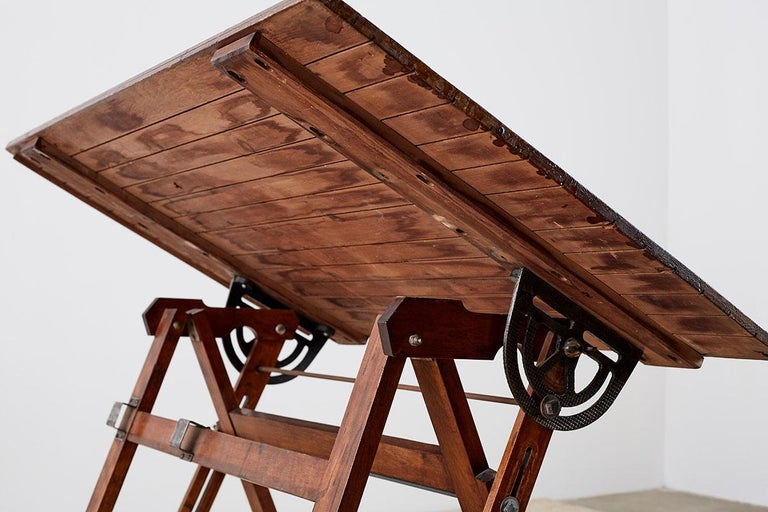 American Folding Drafting Table or Writing Table at 1stDibs