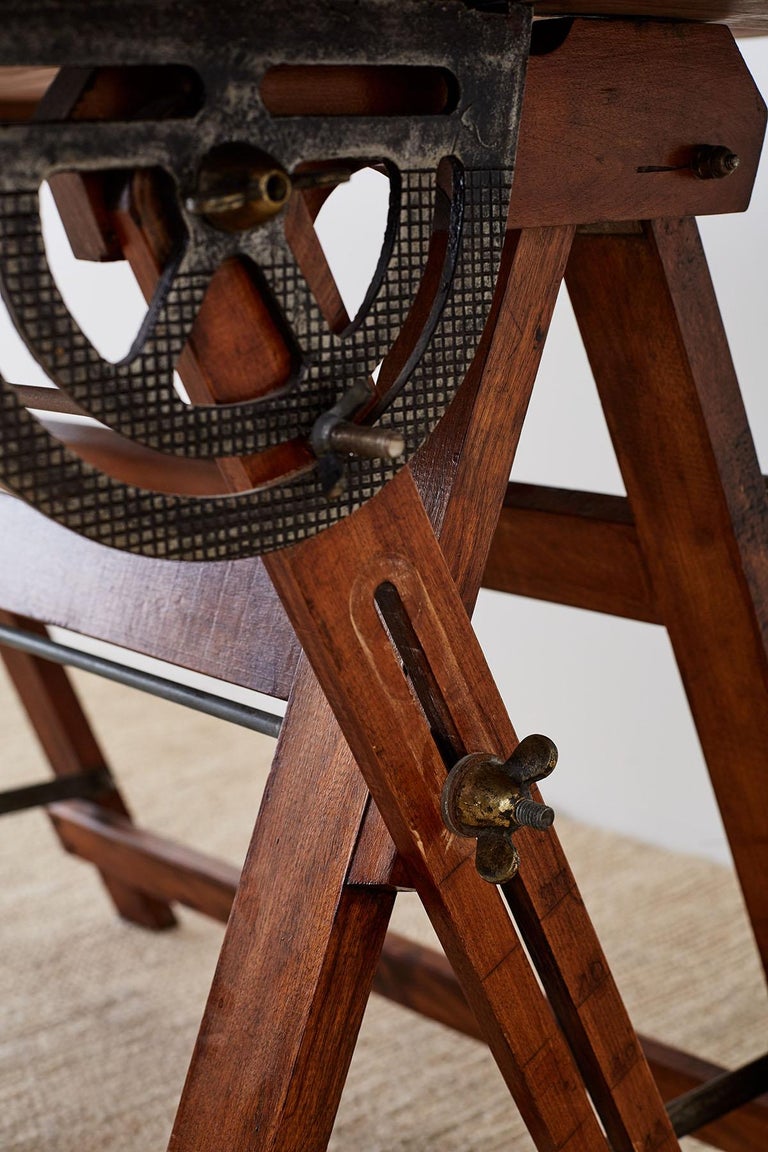 American Folding Drafting Table or Writing Table at 1stDibs