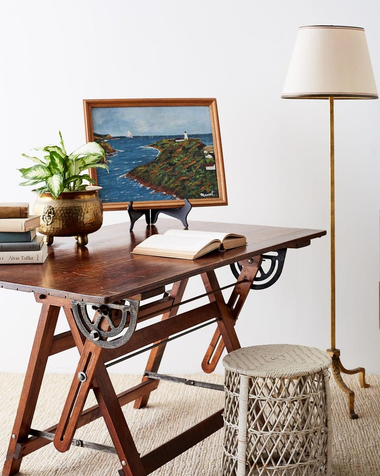 American Folding Drafting Table or Writing Table at 1stDibs