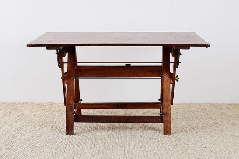 American Folding Drafting Table or Writing Table at 1stDibs