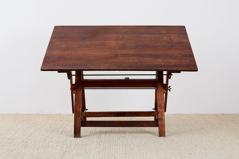 American Folding Drafting Table or Writing Table at 1stDibs