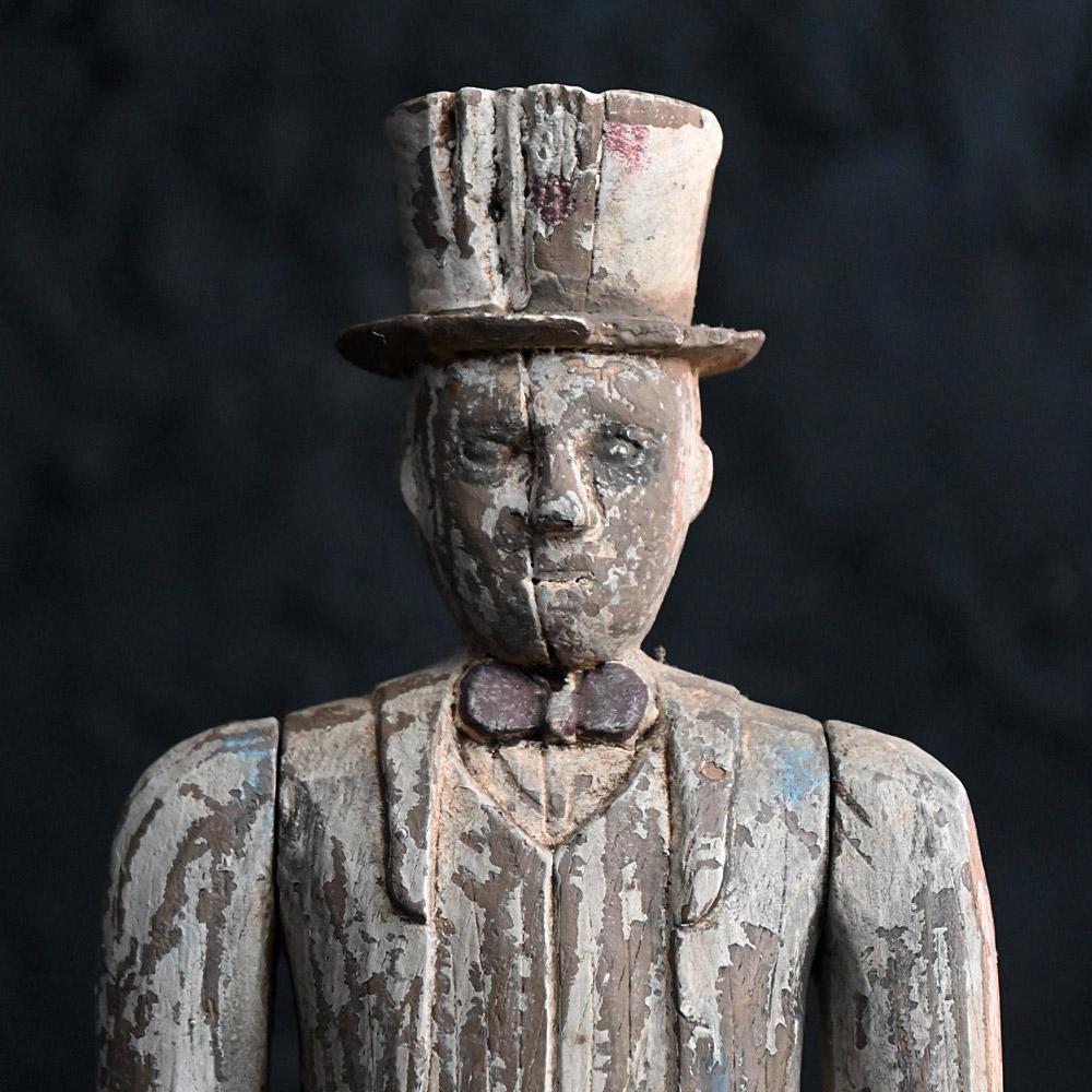 American Folk Art Articulated Uncle Sam Figure at 1stDibs
