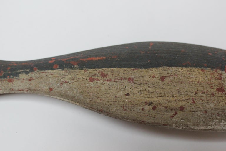 American Folk Art Carved Fish Decoy For Sale at 1stDibs