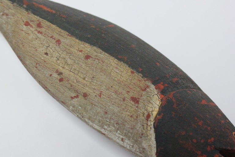 American Folk Art Carved Fish Decoy For Sale at 1stDibs