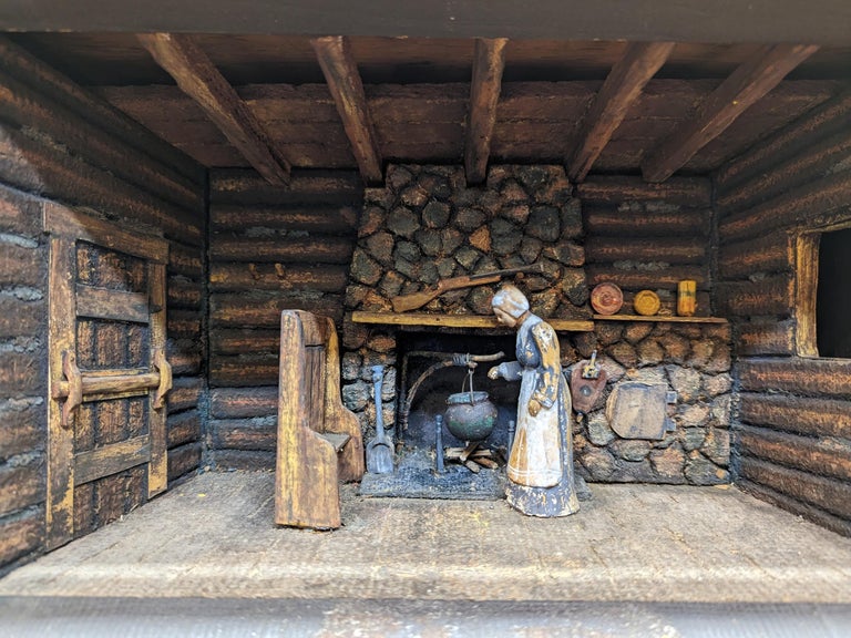 American Folk Art Colonial Diorama For Sale at 1stDibs