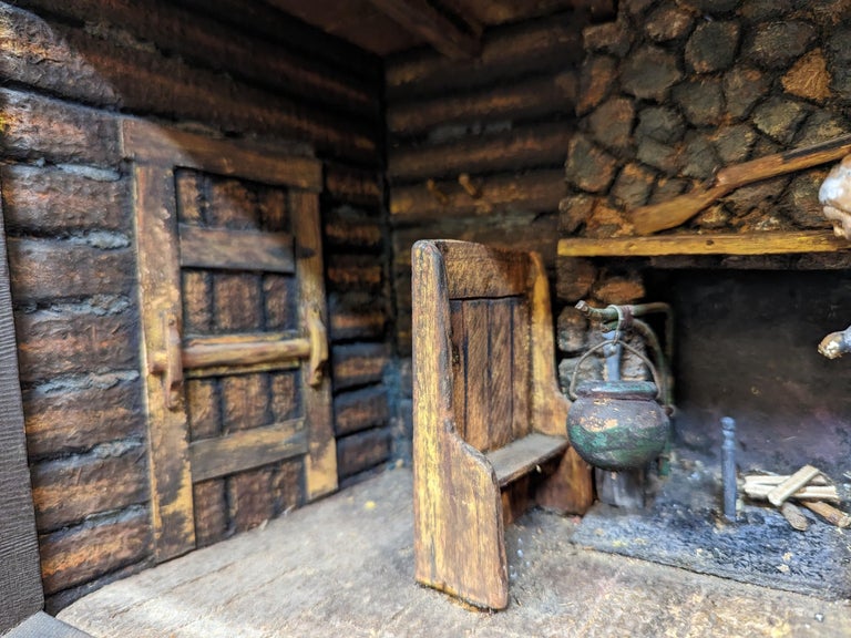 American Folk Art Colonial Diorama For Sale at 1stDibs