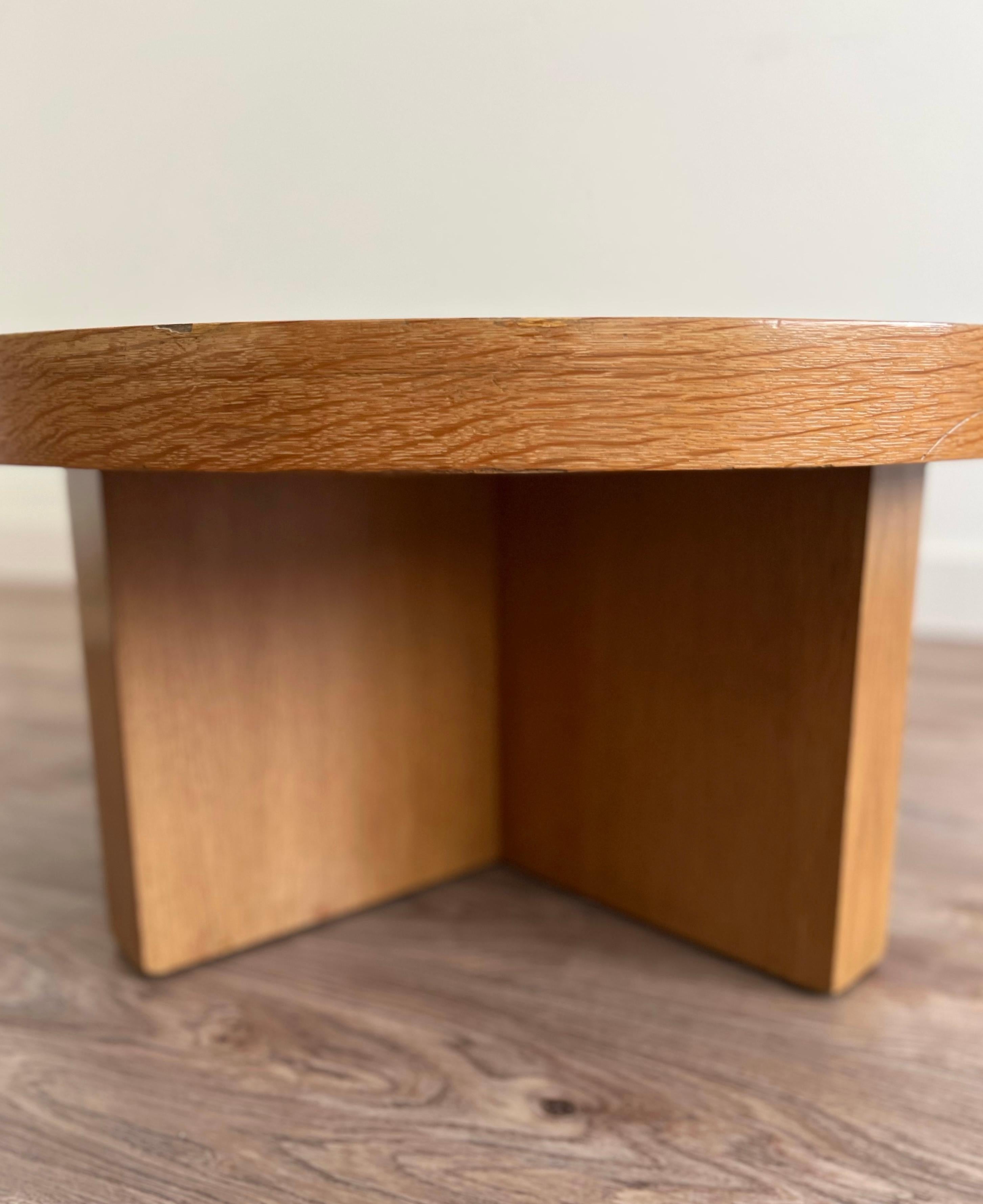 American, Freeform Coffee or Cocktail Table, Oak, United States, 1950s ...