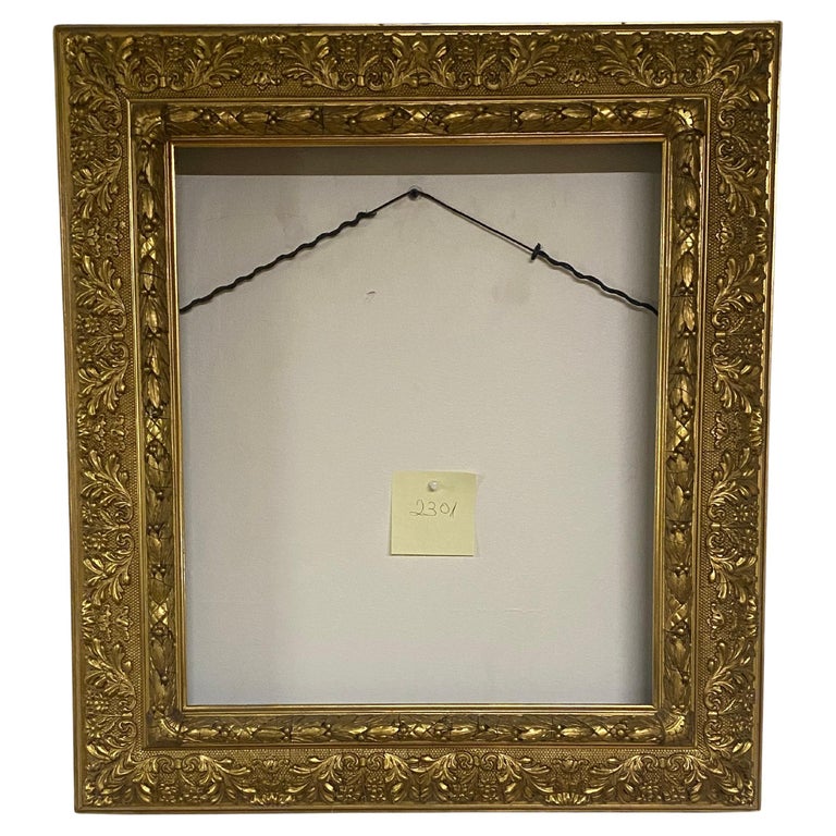 American Gold Leaf Reverse Cove, Circa 1880 For Sale at 1stDibs