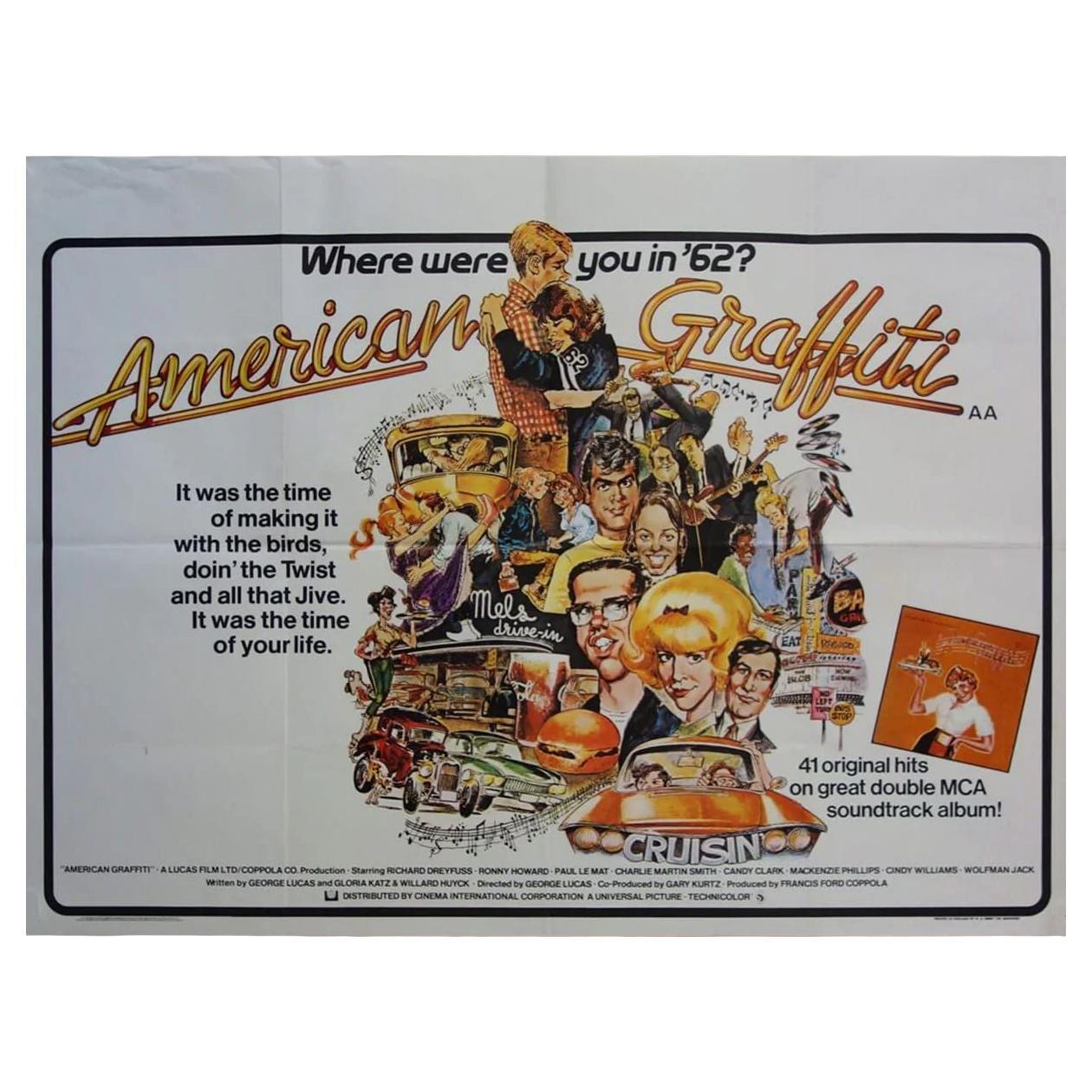 American Graffiti, Unframed Poster, 1973 For Sale at 1stDibs