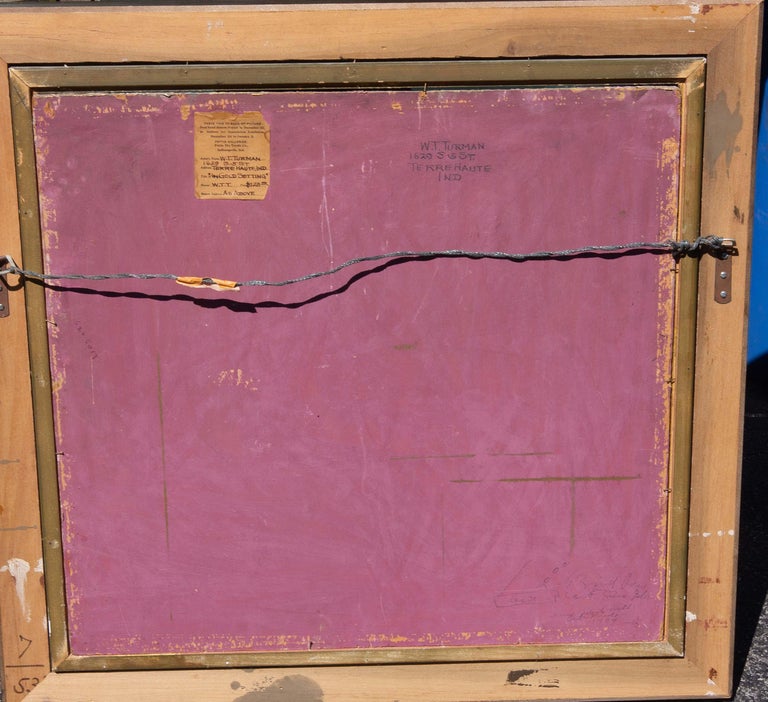 American Impressionist Landscape Painting by William T. Turman Dated ...