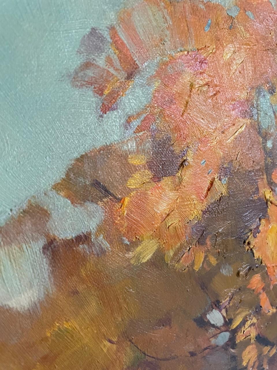 American Impressionist Painting Signed E. T. Grigware, Newcomb Macklin Frame For Sale at 1stDibs