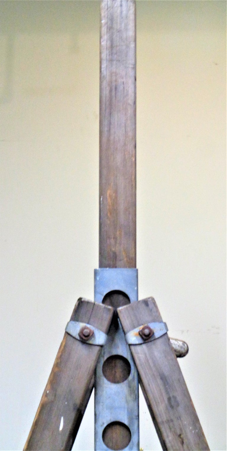 American Industrial A-Frame Extension Ladder For Sale at 1stDibs | a ...