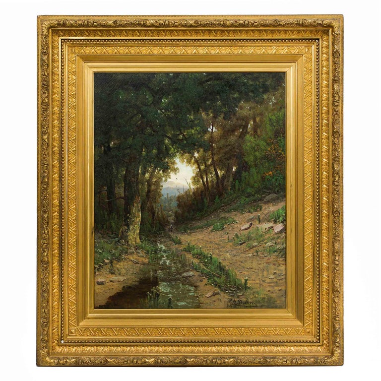 Landscape Painting "Path in the White Mountains" (1876) by Christopher ...