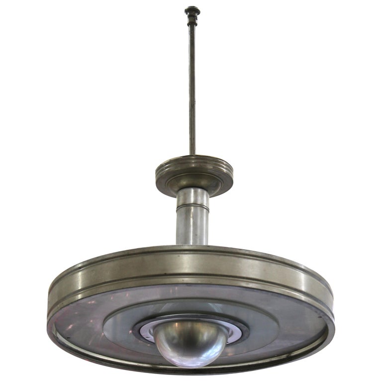 American Machine Age Ceiling Pendant Light at 1stDibs