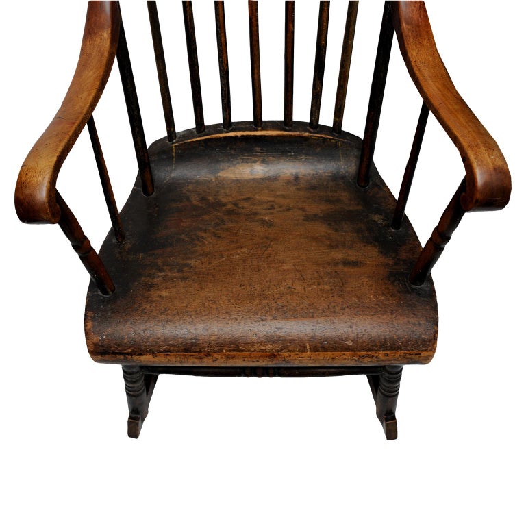 American Mid-19th Century Boston Rocker, circa 1840 at 1stDibs