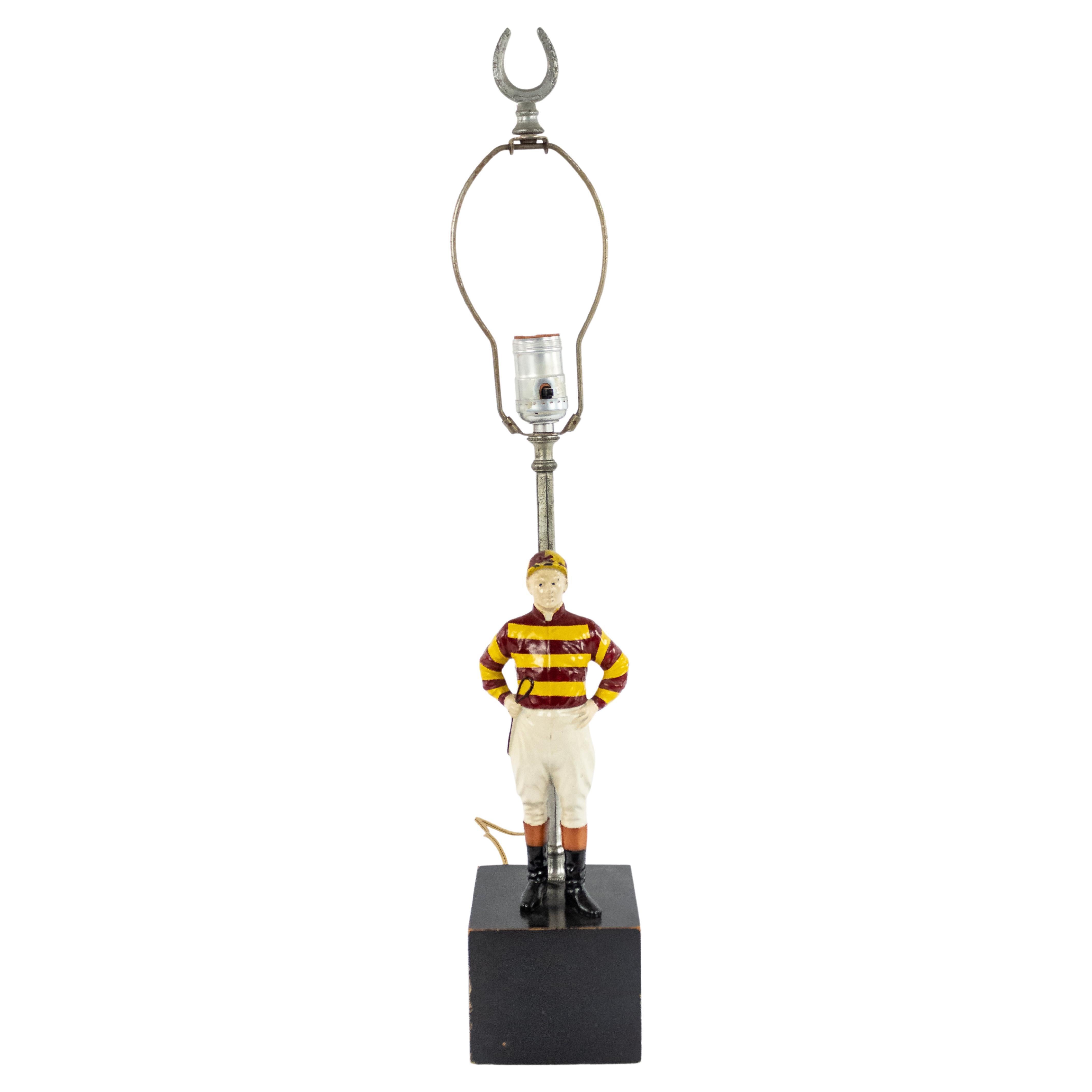 1940's Jockey Figure Lamp at 1stDibs