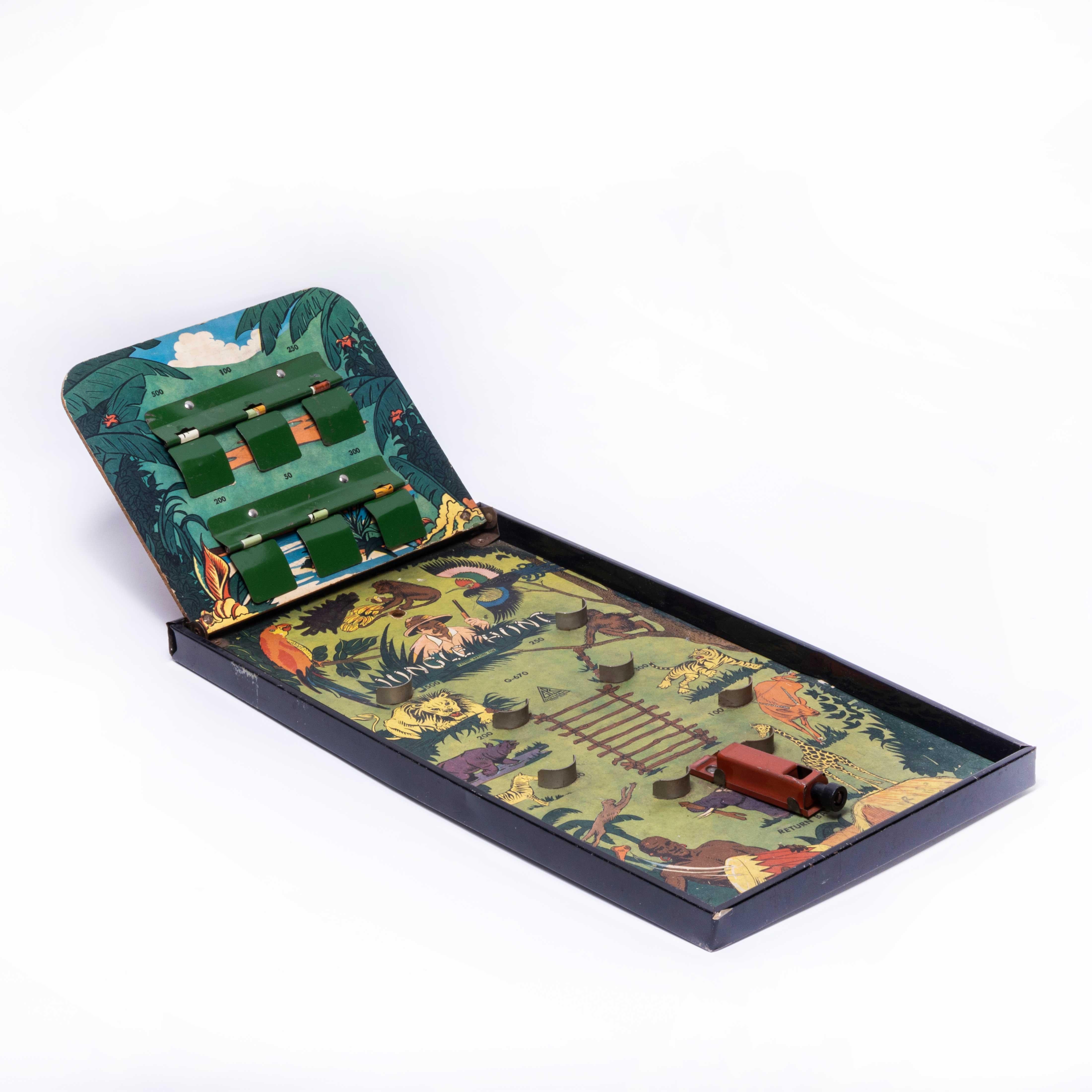 American Mid Century Jungle Hunt Pinball, Bagatelle at 1stDibs