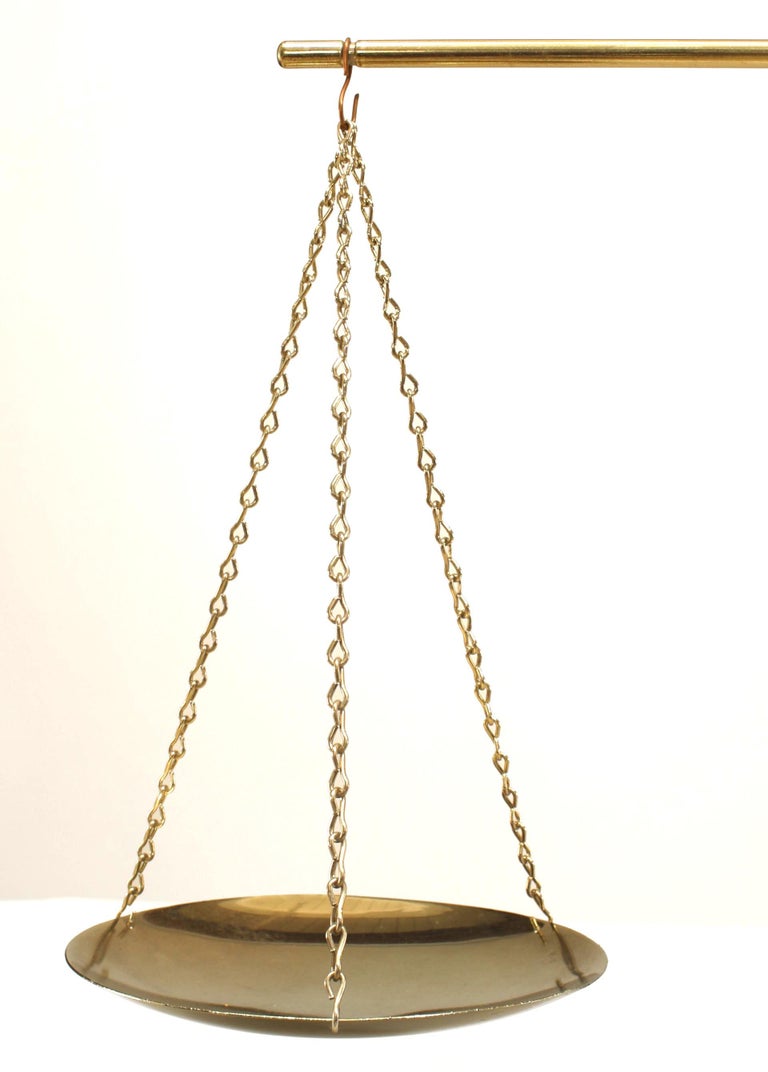 American Mid-Century Lucite Balance Scale For Sale at 1stDibs