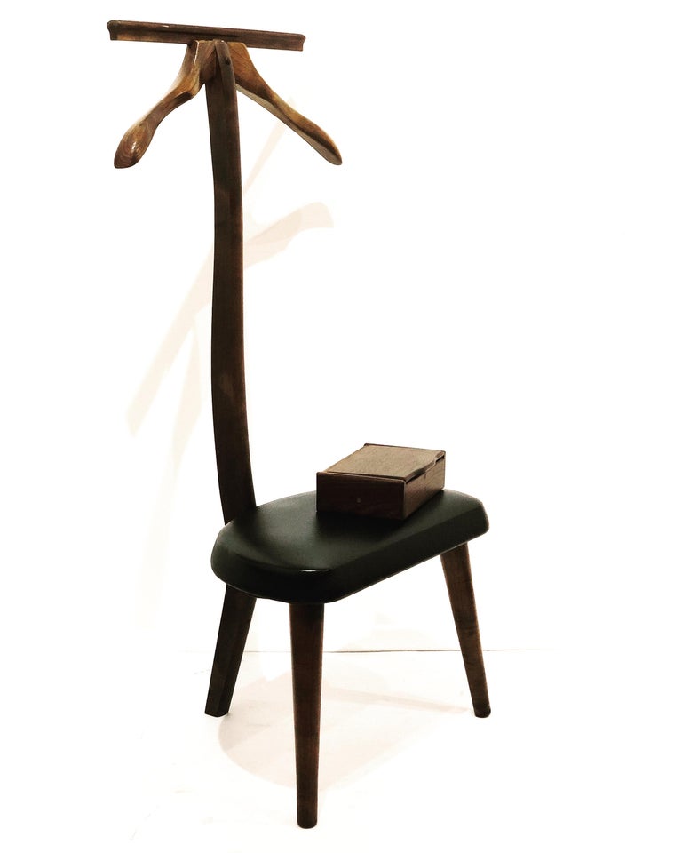 American Mid-Century Modern in Walnut Finish Men's Valet at 1stDibs