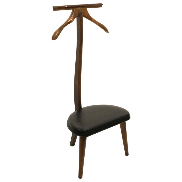 American Mid-Century Modern in Walnut Finish Men's Valet at 1stDibs