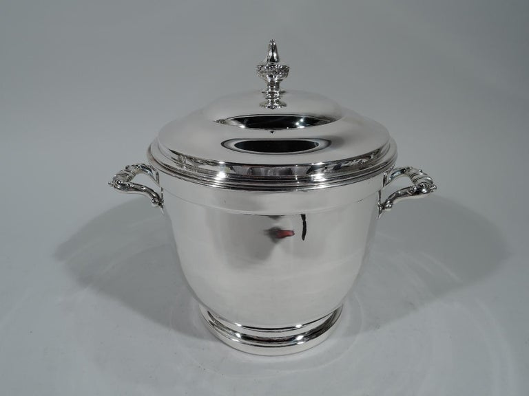 American Mid-Century Modern Sterling Silver Indian Chief Ice Bucket For ...