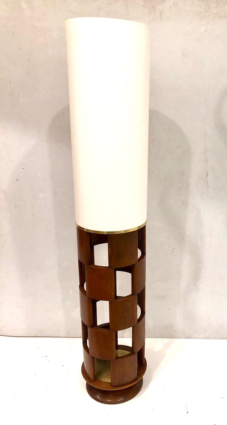 American Mid-Century Modern Tall Lamp by Modeline Lamp Company at 1stDibs