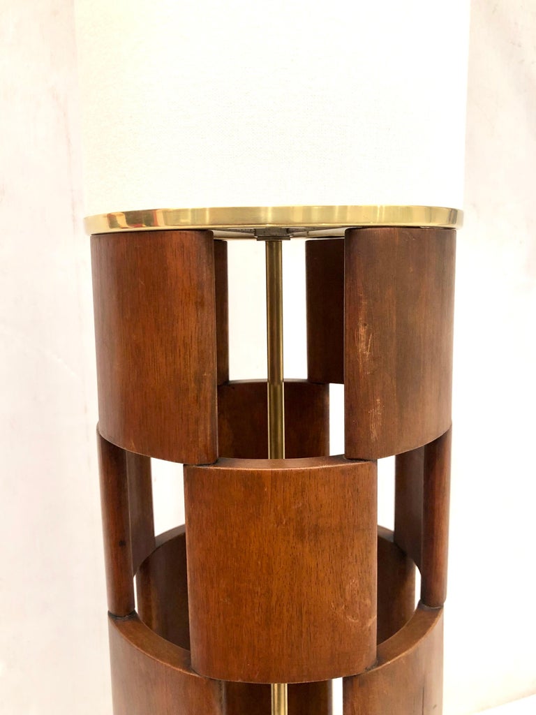 American Mid-Century Modern Tall Lamp by Modeline Lamp Company at 1stDibs