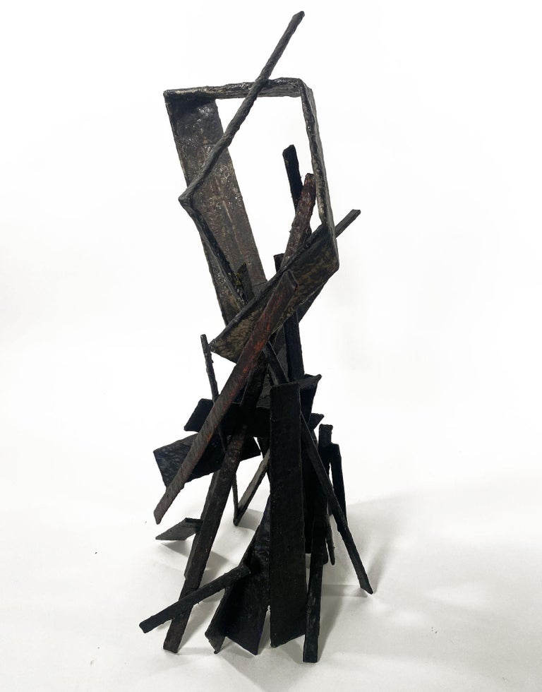 American Modern Abstract Expressionist Mixed Media Sculpture, Moshe Y ...