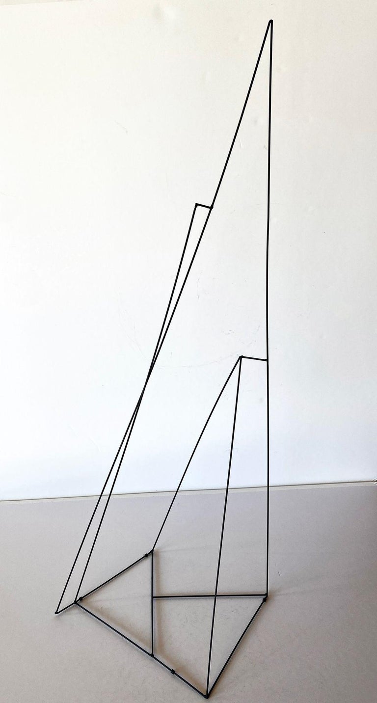 Sculpture expressionniste abstraite américaine moderne en fil ...