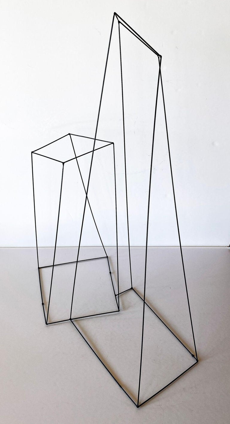 American Modern Abstract Expressionist Wire Sculpture, Moshe Y For Sale ...