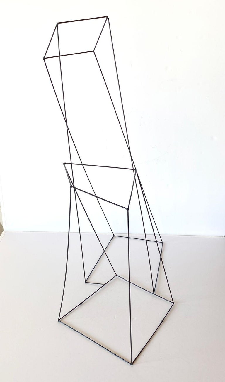 American Modern Abstract Expressionist Wire Sculpture, Moshe Y For Sale ...
