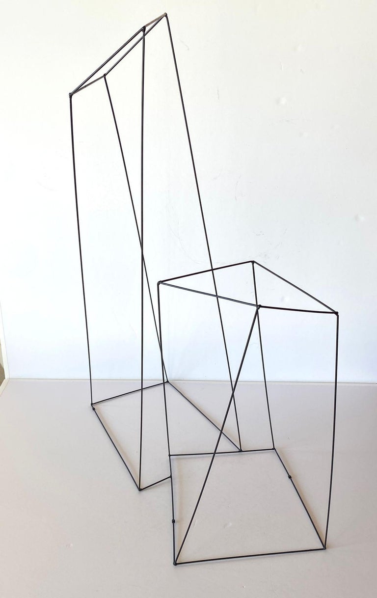 American Modern Abstract Expressionist Wire Sculpture, Moshe Y For Sale ...
