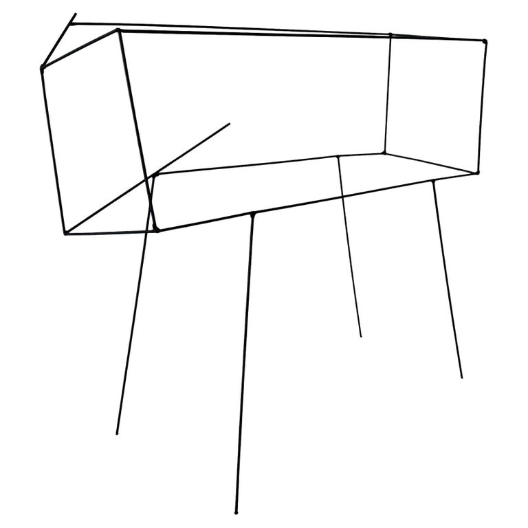 American Modern Abstract Expressionist Wire Sculpture, Moshe Y For Sale ...