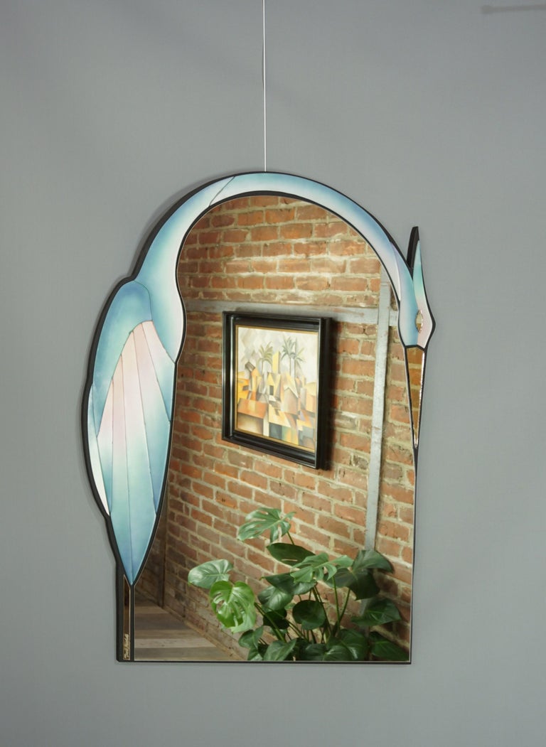 American Modern Design Mirror David Marshall at 1stDibs