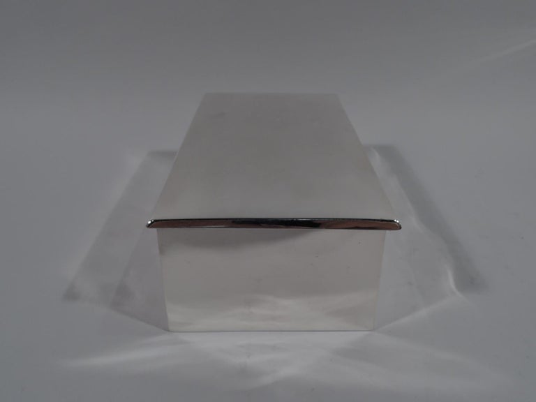 American Modern Sterling Silver Box by Kerr at 1stDibs