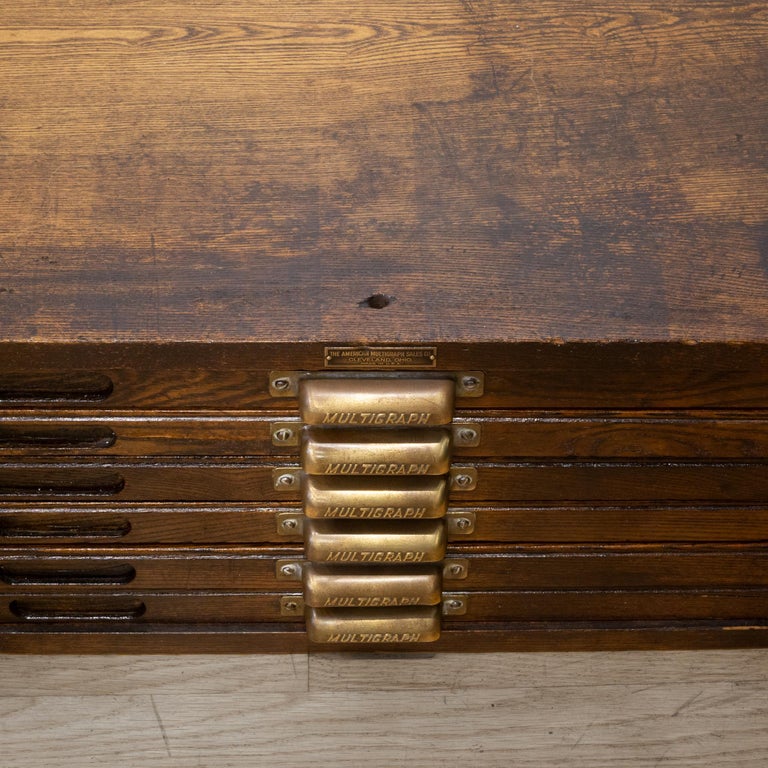 American Multigraph Sales Co. Printer's Typeset Cabinet, c.1920-1930 at ...