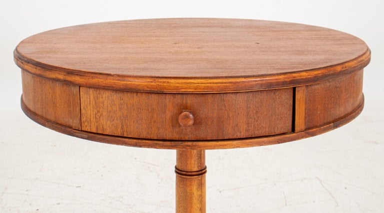 American Neoclassical Style Wood Side Table For Sale at 1stDibs