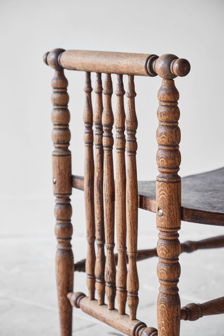 American Oak Bustle Chair by Wisconsin Chair Co. at 1stDibs
