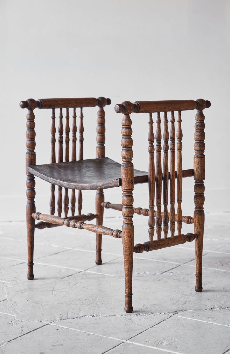 American Oak Bustle Chair by Wisconsin Chair Co. at 1stDibs