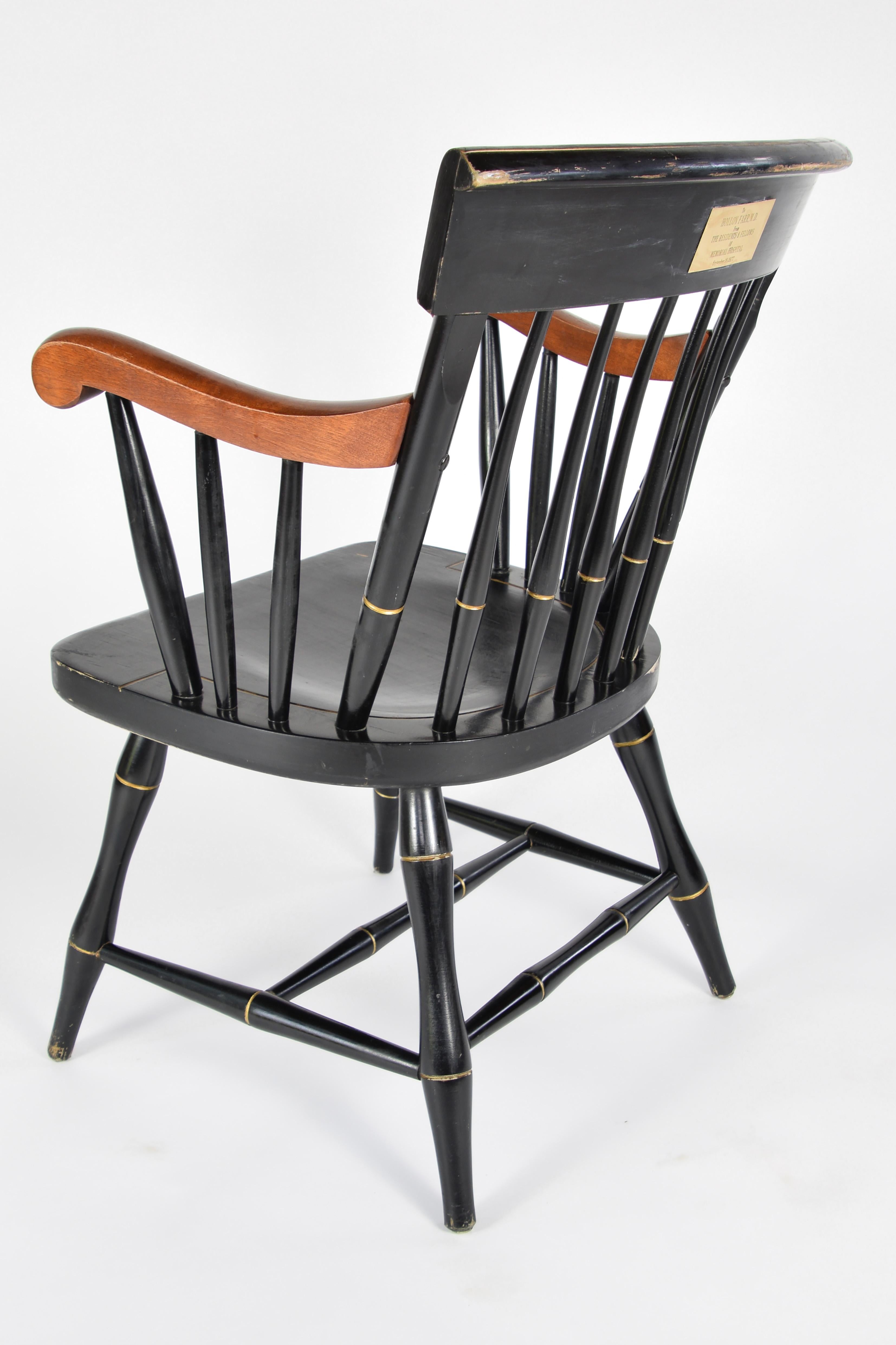 American Office Chair, Black, Nicholas and Stone Co. Massachusetts ...