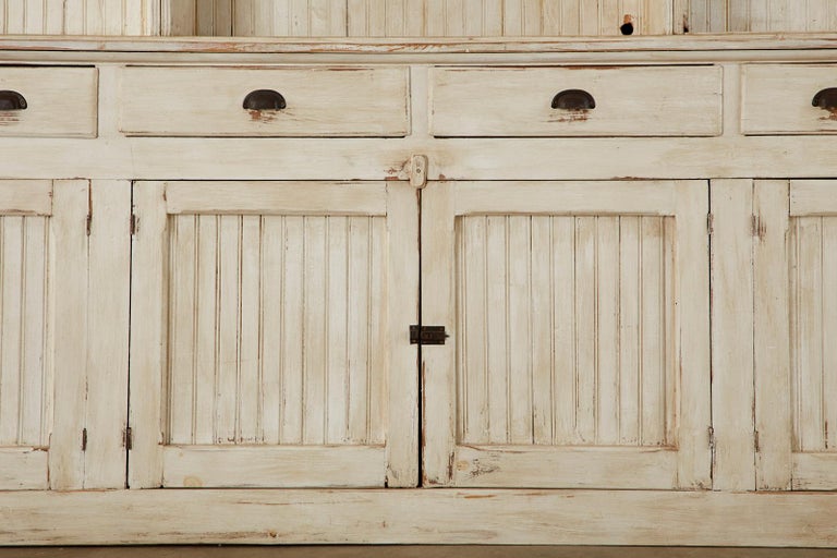 American Painted Pine Kitchen Cabinet Cupboard or Bookcase at 1stDibs
