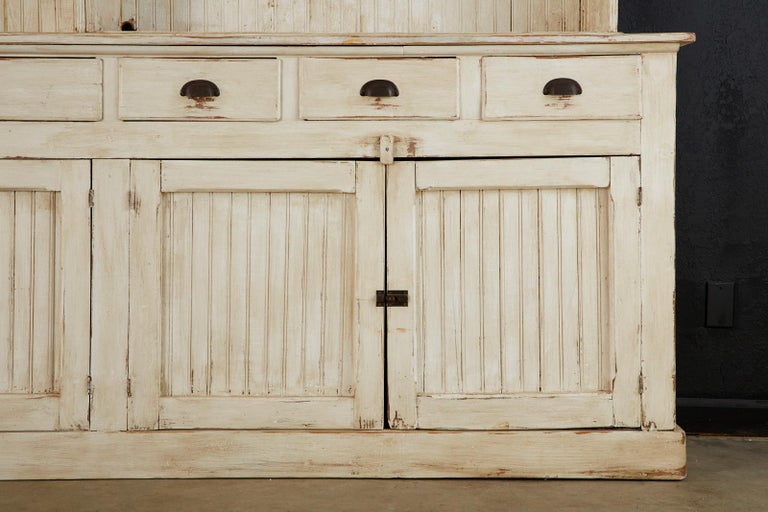 American Painted Pine Kitchen Cabinet Cupboard or Bookcase at 1stDibs