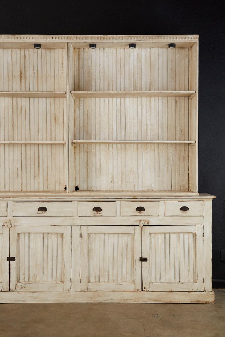 American Painted Pine Kitchen Cabinet Cupboard or Bookcase at 1stDibs