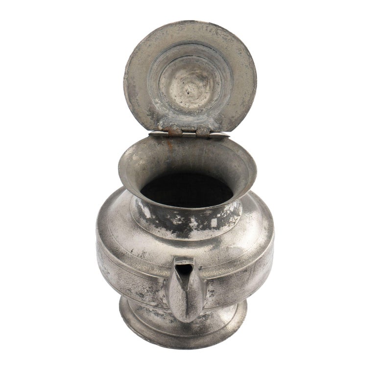 American Pewter Tea Pot, 1820 For Sale at 1stDibs