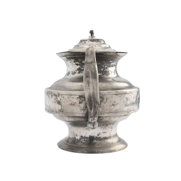 American Pewter Tea Pot, 1820 For Sale at 1stDibs