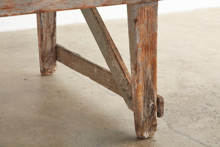 American Pine Primitive Work Table or Coffee Table For Sale at 1stDibs | primitive tables, table ...