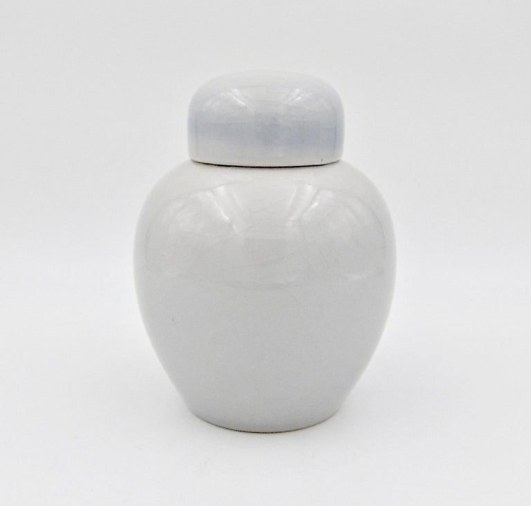 American Porcelain Ginger Jar with Craquelure Glaze by Rodney Rouse at ...