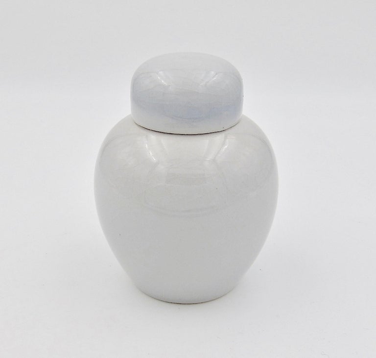 American Porcelain Ginger Jar with Craquelure Glaze by Rodney Rouse at ...