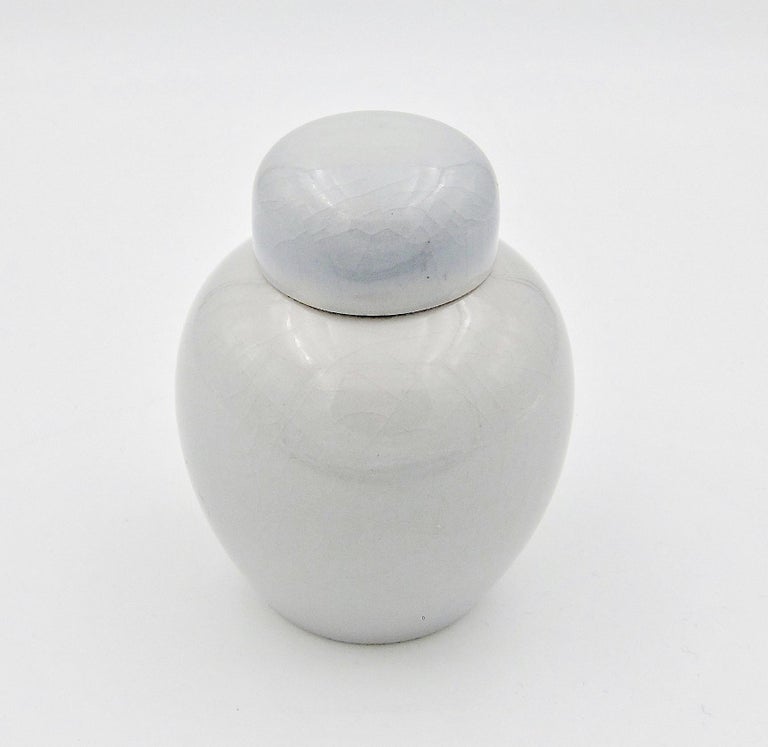 American Porcelain Ginger Jar with Craquelure Glaze by Rodney Rouse at ...