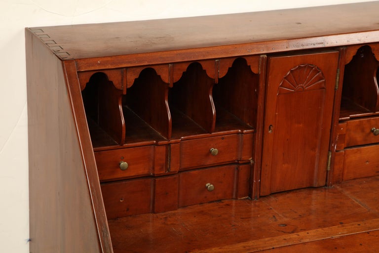 American Queen Anne Slant Front Desk at 1stDibs